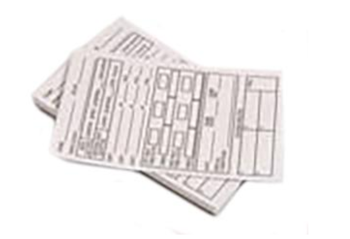 Football Throw Away Game Cards - 25 Pack – Out West Officials Gear ...
