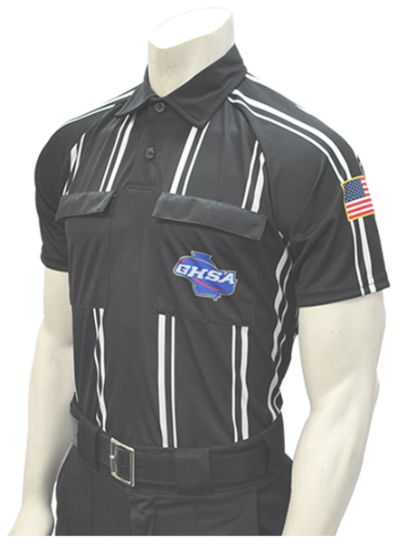 Georgia (GHSA) Short Sleeve Soccer Shirt - Black – Out West Officials ...